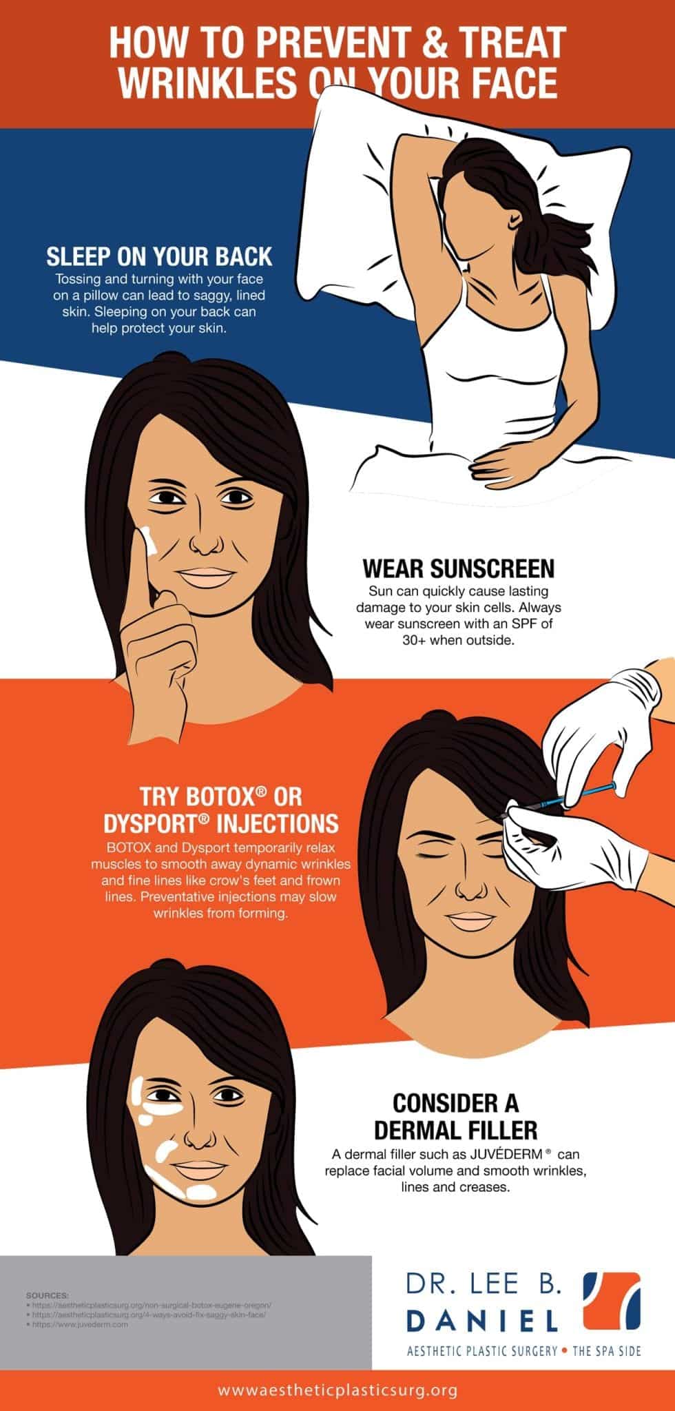 How to Prevent & Treat Wrinkles on Your Face [Infographic] - Dr. Lee B ...